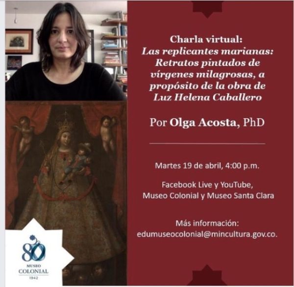 Charla virtual: las replicantes mariana | Olga Acosta - Arte Uniandes